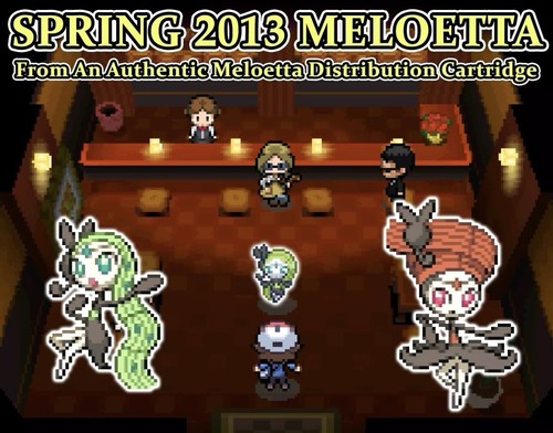 Pokemon Spring 2013 Meloetta Distribution Cartridge Event Distribution ...