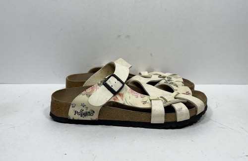 Birkenstock Papillio Pisa Birko Flor Sandals White Floral Pink Womens ...