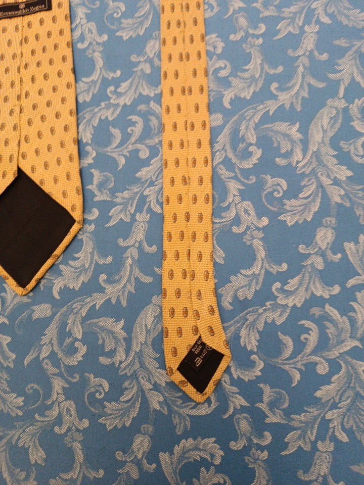 Ermenegildo Zegna 100% SILK TIE SETA CRAVATTA NECKTIE MADE IN ITALY ...