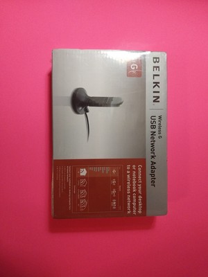 Belkin Wireless G WIFI Desktop & Laptop USB Network Adapter NEW IN BOX ...