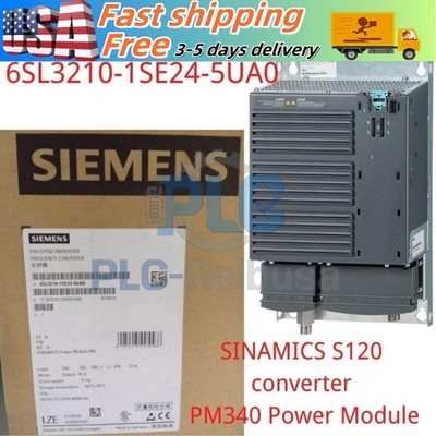 New Siemens 6SL3210-1SE24-5UA0 converter Power Module PM340 6SL3 210 ...