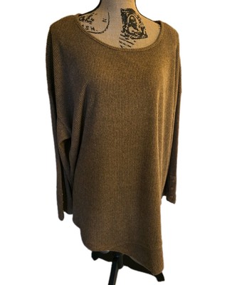Rio & Rian Tanzine/Black Women's 2X sweater, Lt Brown color ,NWT,MSRP ...