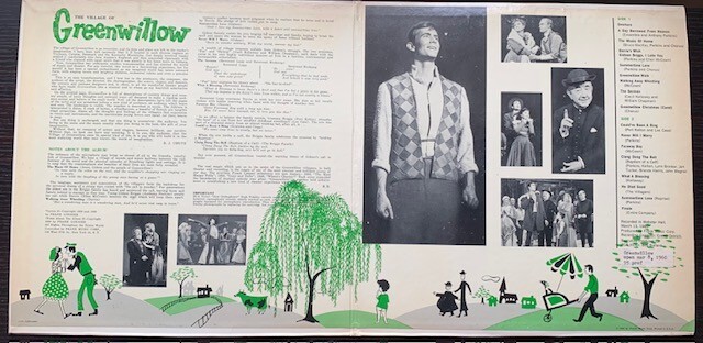 FRANK LOESSER (Anthony Perkins) GREENWILLOW ORIGINAL CAST ALBUM-RCA LOC ...