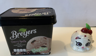 SHOPKINS SEASON 13 REAL LITTLES Cherry Vanilla BREYERS ICE cream RL2 ...