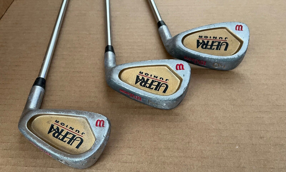 Wilson Ultra Junior 5, 7 & 9 Irons Steel Shaft 3 piece set | eBay