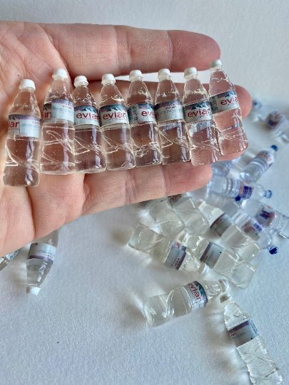 8PC Dollhouse Miniature mini Water Bottle Drink Kitchen Accessories toy ...