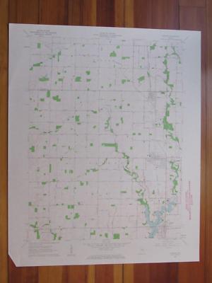 Arcadia Indiana 1963 Original Vintage USGS Topo Map | eBay