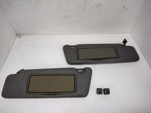 MERCEDES W124 W201 LEFT RIGHT SUN VISOR SUNVISOR Gray Grey 300E E320 ...