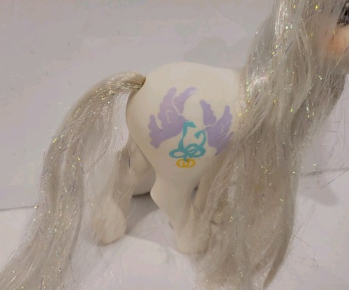 1989 My Little Pony Bridal Beauty Wedding Bride White MLP Tinsel Hair ...