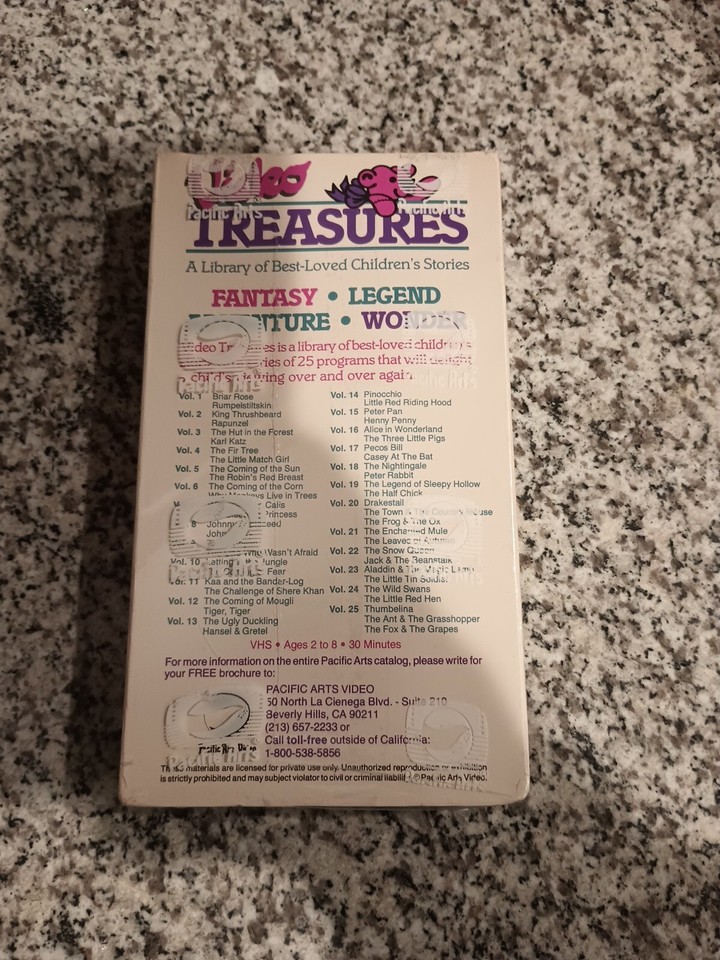 Video Treasures Kaa And The Bandar-log Vhs New | eBay