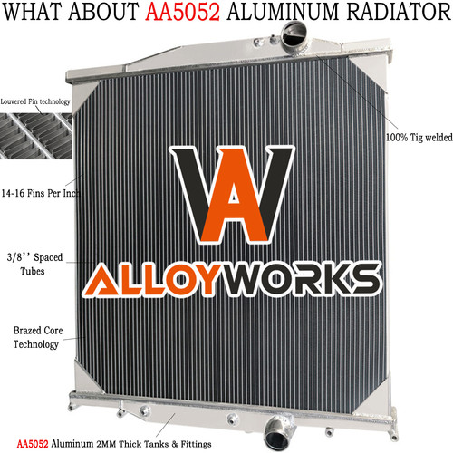 3-Row Aluminum Radiator Fit 2003-2008 MACK VISION CX CXN Volvo VNL VN ...