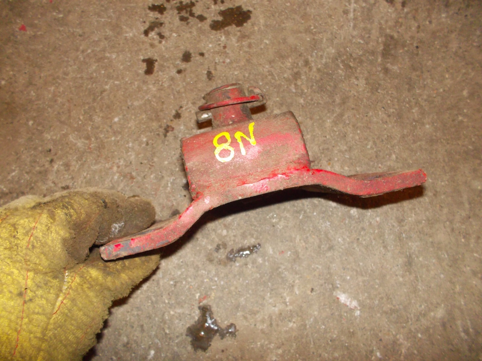 Ford 8N tractor ORIGINAL drawbar tongue hitch anchor mounting bracket w ...