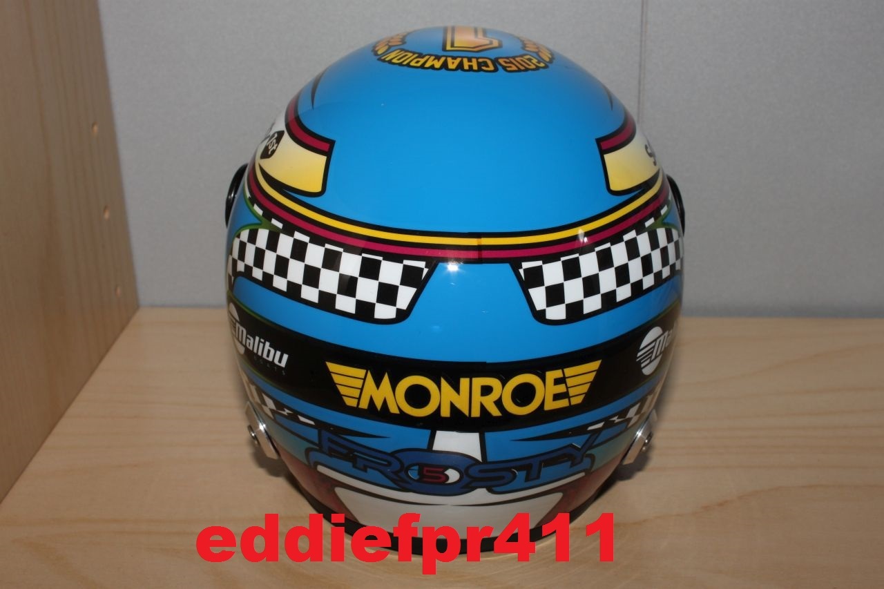 1/2 2015 MARK WINTERBOTTOM MINI HELMET CHAMPIONSHIP WINNING PRA FORD FG ...
