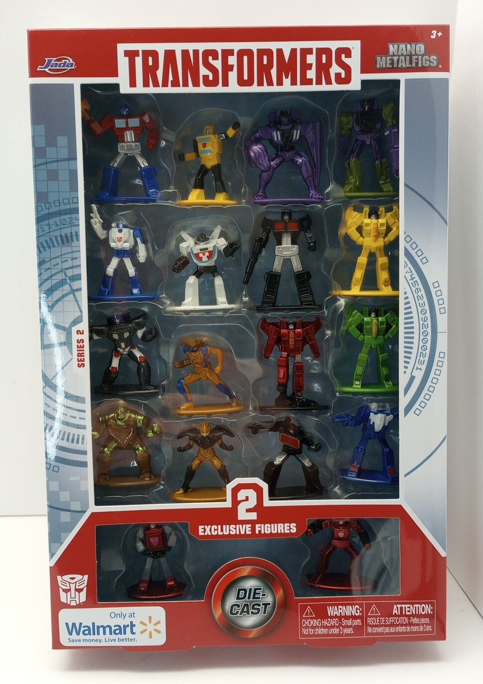 Jada Transformers Nano MetalFigs Die Cast Figures Exclusive Gold ...