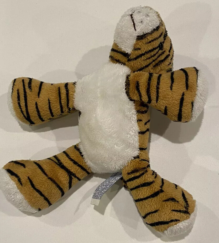 B J Toy Co Tiger Plush Striped Stuffed Animal Jungle Cat 8” Soft Toy | eBay