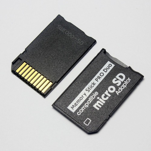 Adaptateur Micro SD SDHC TF vers Memory Stick MS Pro Duo PSP, carte ...