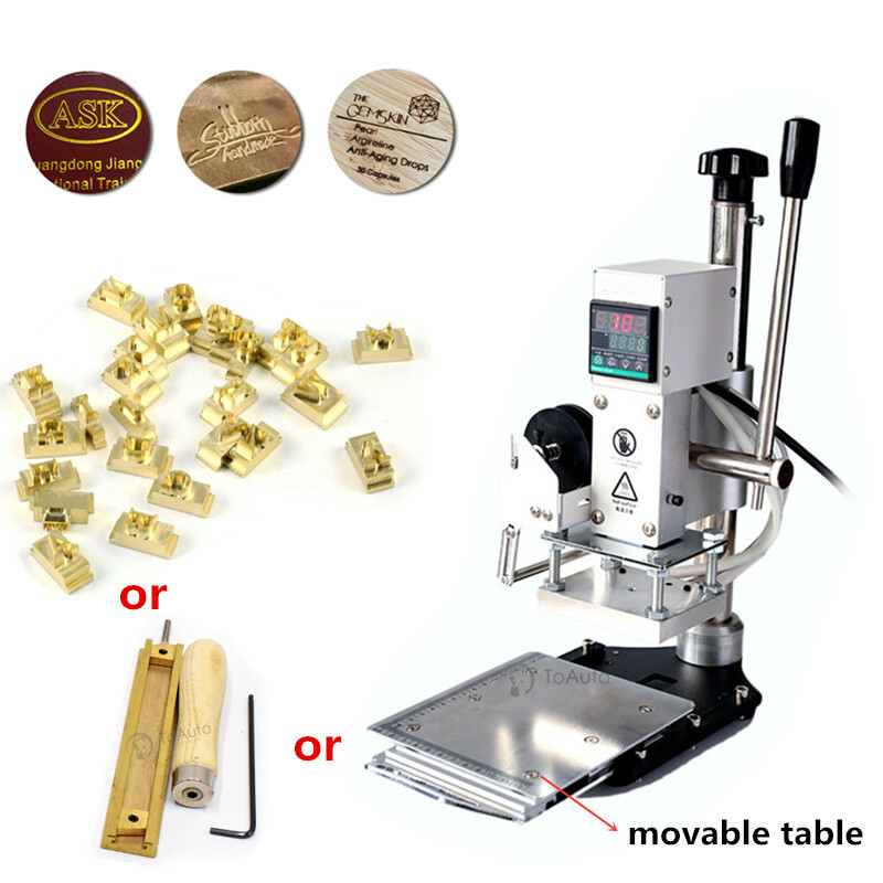 Hot Foil Stamping Machine For Leather Shoes Insole Embossing ...