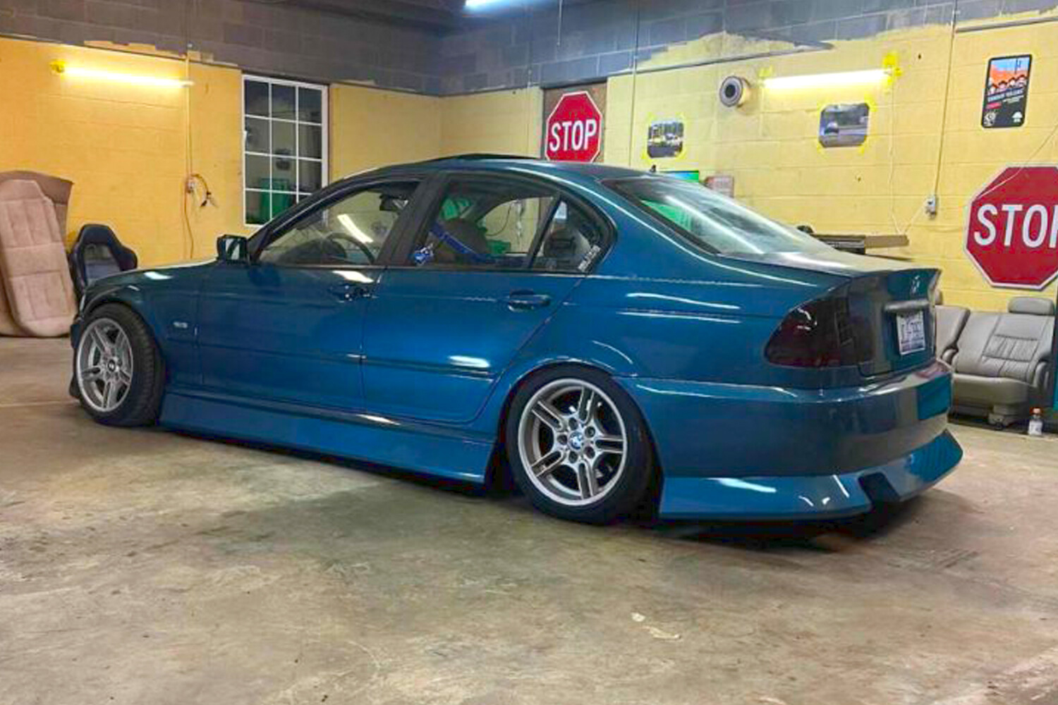 KBD Body Kits ISB Style Polyurethane Full Body Kit Fits BMW E46 3 ...