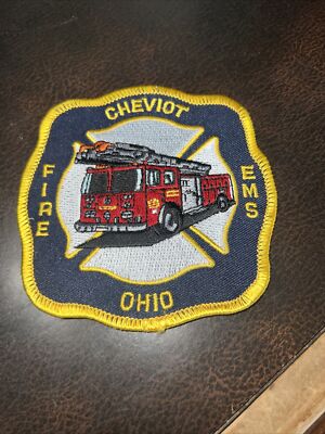 Vintage Obsolete Ohio Fire Department Patch Cheviot | eBay