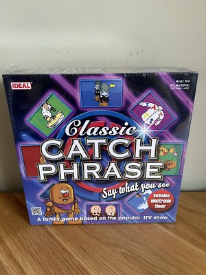 Classic Catch Phrase Board Game With Timer By Ideal 2013 **Brand New ...