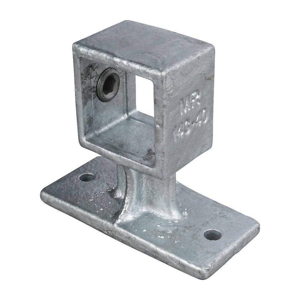 Industrial Handrail Galvanised Mild Steel Square Key Clamp Fittings Box ...