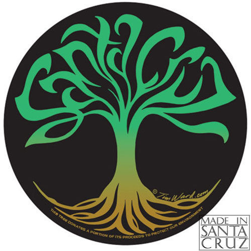 Santa Cruz Tree of Life Sticker Decal by Tim Ward | eBay