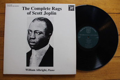 WILLIAM ALBRIGHT THE COMPLETE RAGS OF SCOTT JOPLIN DOUBLE LP 12" RECORD ...