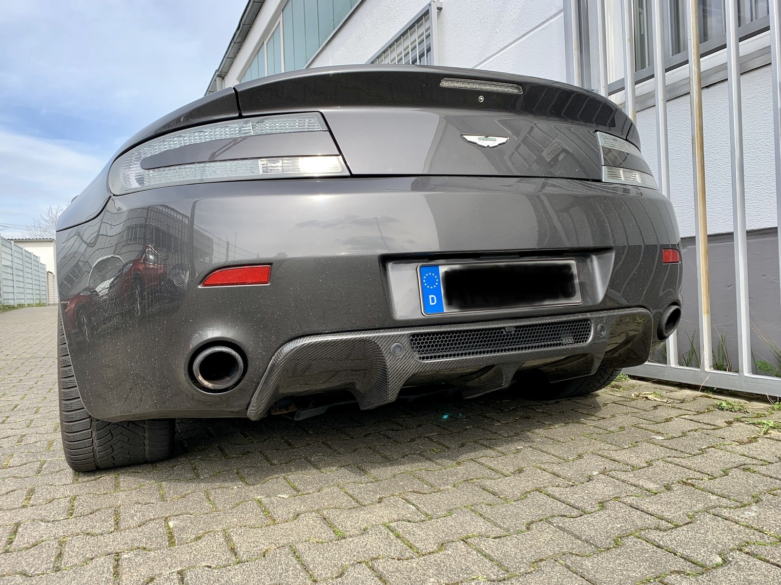 MH Carbon Diffuser Rear Bumper Vantage Fits for Aston Martin V8 N420 ...