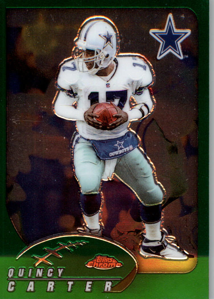 2002 Topps Chrome Football #126 Quincy Carter - Dallas Cowboys | eBay