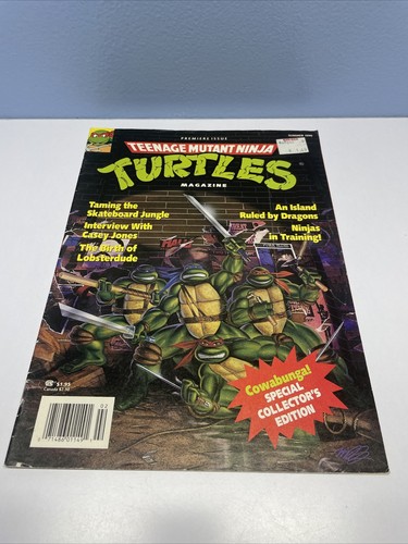 Teenage Mutant Ninja Turtles Magazine Summer 1990 Premiere Issue W ...