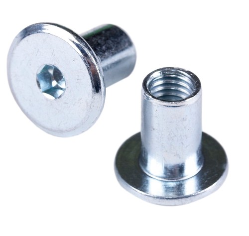 Hülsenmuttern M5 / M6 / M8 / M10 Stahl geschlossen mit Innensechskant ...