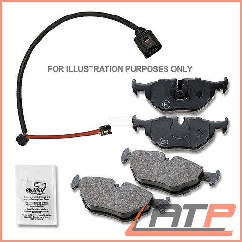 1x BRAKE PAD SET KIT FRONT AXLE SUITABLE FOR SYSTEM BOSCH 32098176 ...