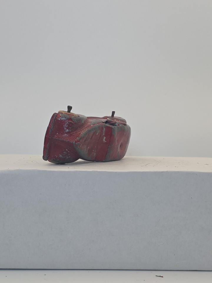 LINCOLN WHITE METAL WORKS SLUSH CAR RED ROUGH SHAPE MADE IN USA | eBay