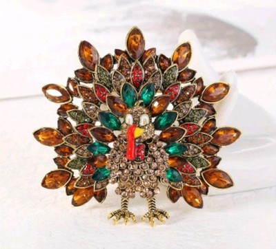 Turkey Brooch Pin Thanksgiving Fashion jewelry Free Shipping | eBay