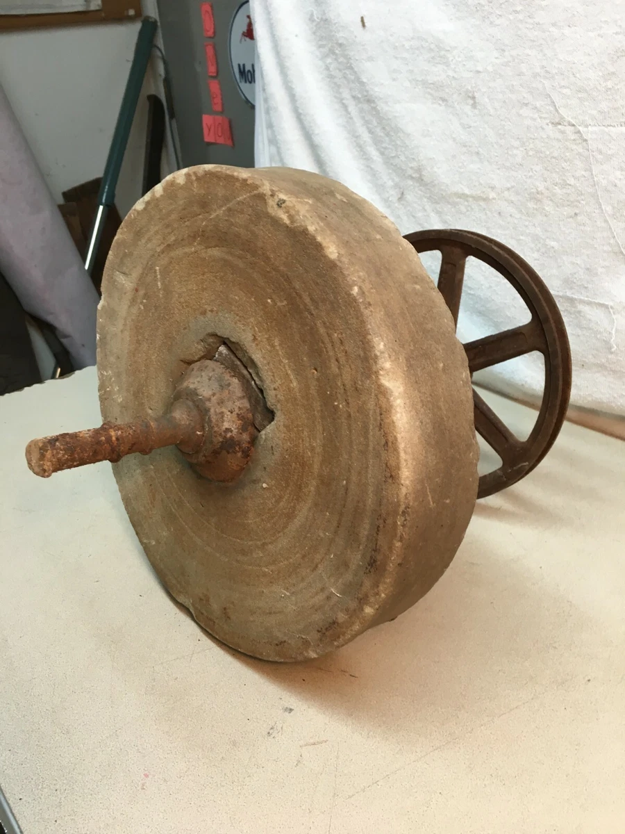 Antique Grinding Wheel Sharpening Stone