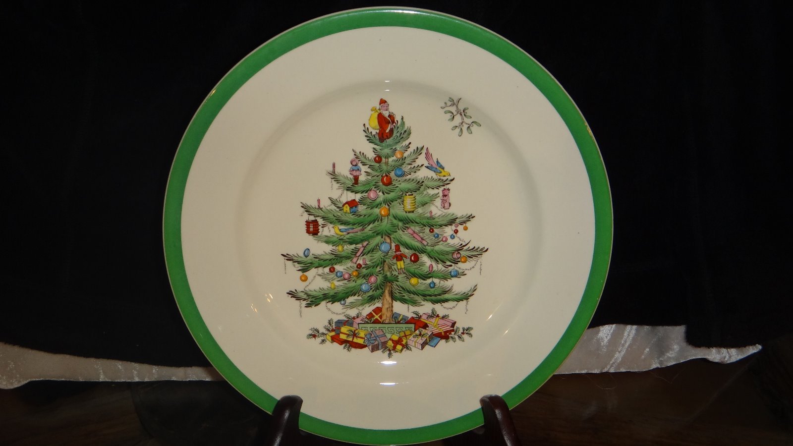 Beautiful Vintage Spode Christmas Tree Dinnerware Collection 43 piece ...