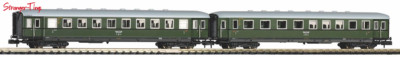 Piko DB 2nd/3rd & 3rd Class Skirted Coach Set (2) II1:160 Scale, N ...