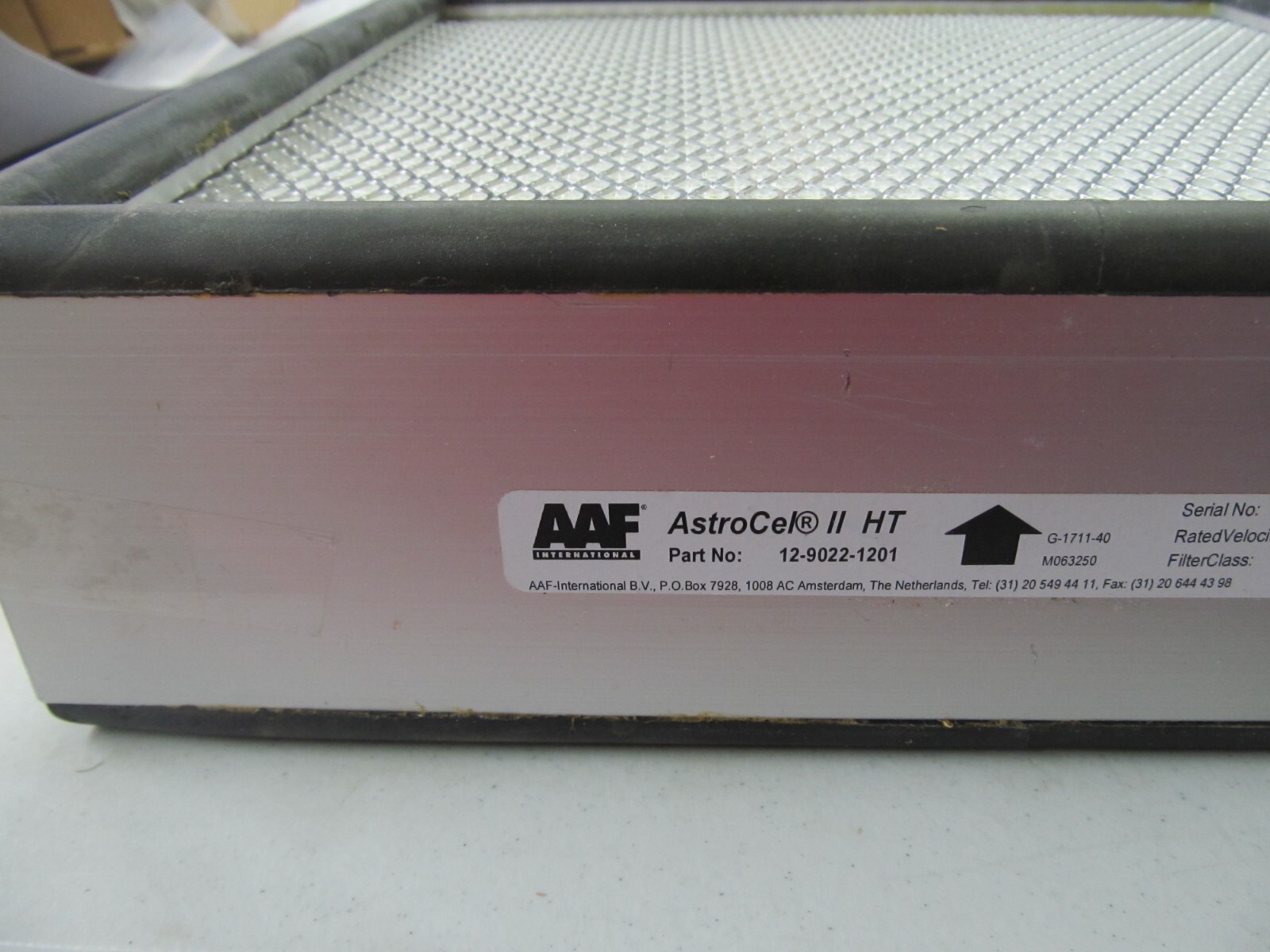 AAF/Getinge, Pre-Filter, Varicel II, 289 X 594 X 97mm, Part# 23-5020 ...