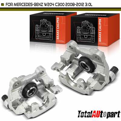 2x Brake Caliper with Bracket for Mercedes-Benz C300 W204 2008-2012 ...