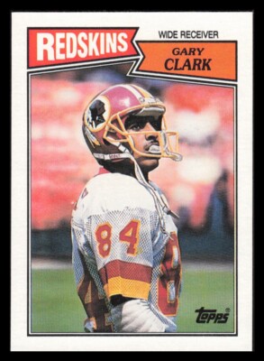 1987 Topps Gary Clark Football Card #68 Washington Redskins | eBay