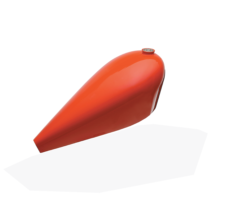 3.5Gal.West Coast Custom Stretched Fuel Gas Tank w/ Cap Fit For Harley ...