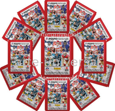 100 PACKS (500 Stickers/100 Cards)🔥 2020 Panini NFL Sticker Collection ...