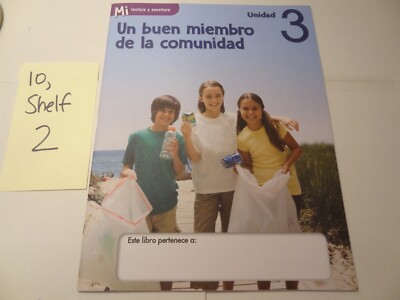 Benchmark Education Mi lectura y escritura Unidad 3 Un buen miembro ...
