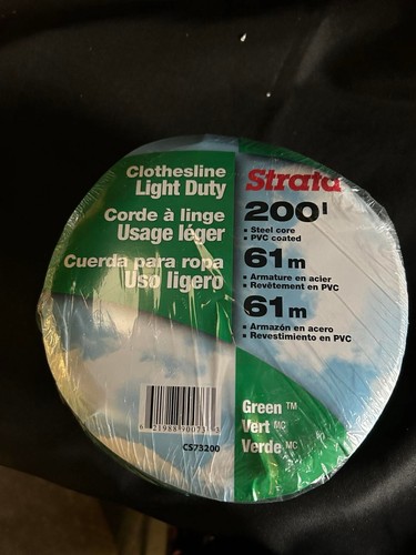 Strata 200 Feet Clothesline Outdoor Light Duty CS73200 | eBay