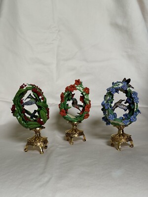 Franklin Mint House, Faberge Jeweled Garden Eggs, Collection set of 12 ...