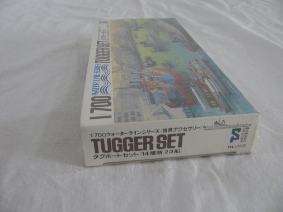 Shizuoka Tamiya 1/700 Scale Water Line Series Japanese Tugger Set NOS ...