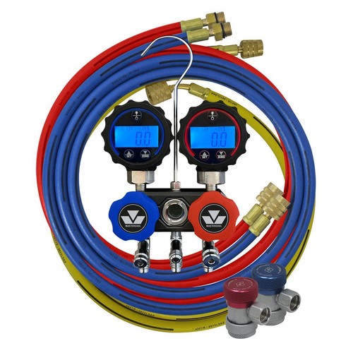 Mastercool Compact Digital Manifold Set For R134A & R1234Yf With Hoses ...