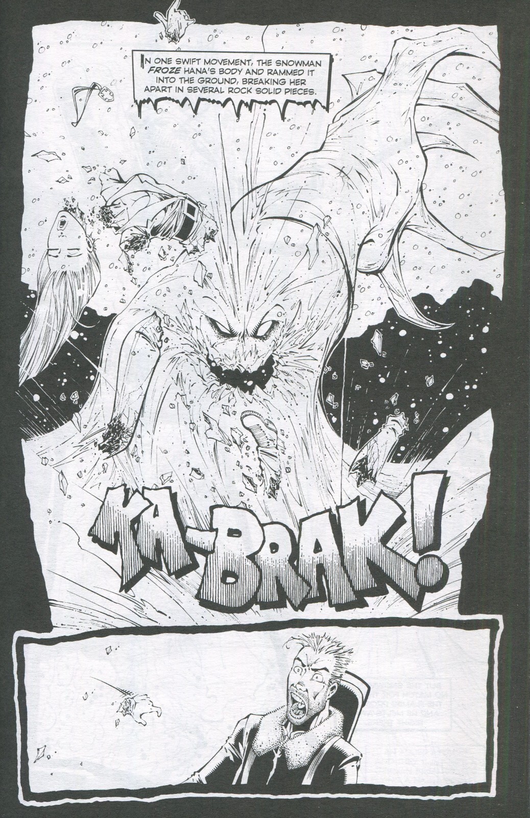 Snowman 1944 Special Comic Main Cover Matt Martin Avatar 1997 Horror ...
