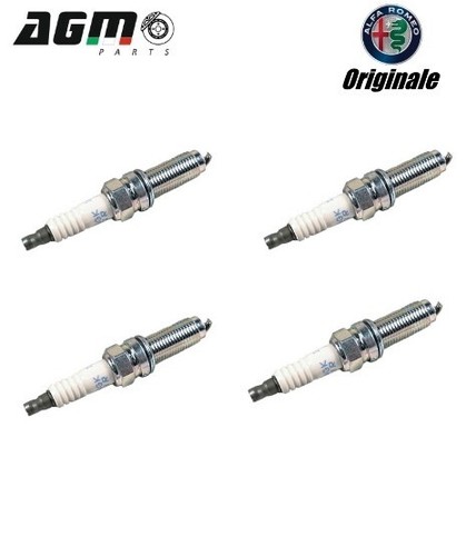 Kit 4 Bougies D'Allumage Originales Alfa Giulia Stelvio 2.0 BZ 200 CV ...