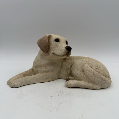 Vintage Yellow Lab Labrador Retriever 1984 Sandicast Dog Figurine ...